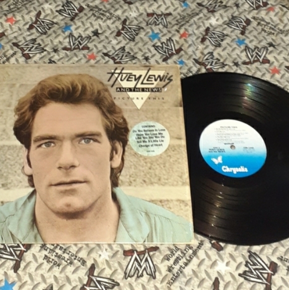 Vintage | Media | 982 Huey Lewis And The News Picture Record Vinyl ...